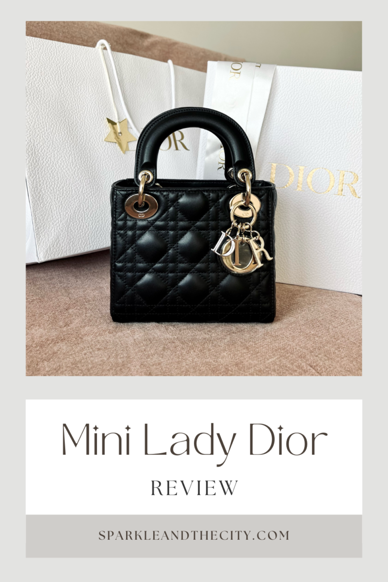Mini Lady Dior Bag Review - Sparkle and the City